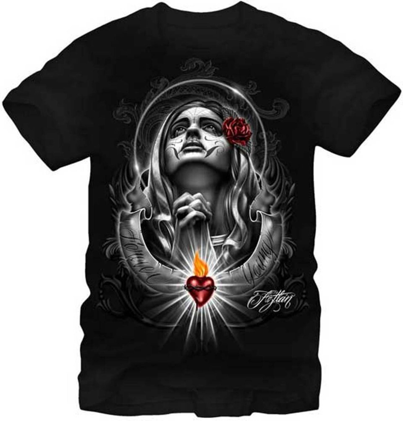 Fifth Sun Graphic Mens Tee Aztlan Forever Young T-shirt Adult Size XL ...