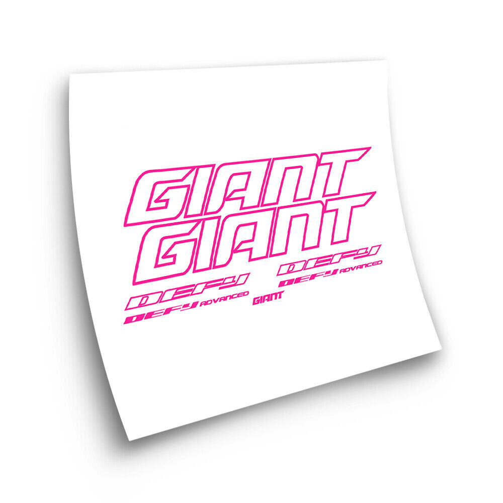 STAR SAM® STICKERS STICKERS Giant Defy STICKER FRAME DECALS BIKE ...