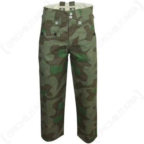 WW2 German M40 Splinter Camo Trousers - Repro Army Military Solider ...