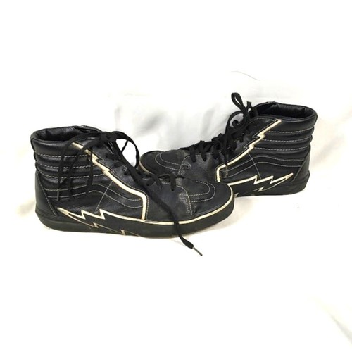 VANS Lightning Bolt Men's 12 Leather Sk*-Hi Skate Shoes | eBay