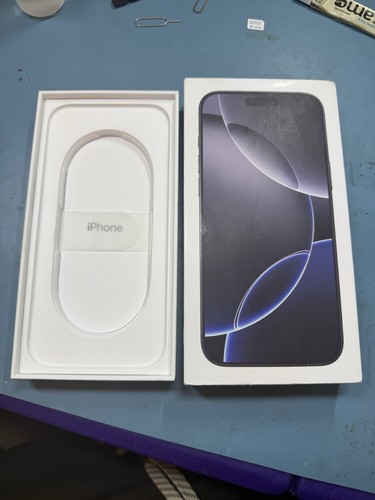 iPhone 16 Pro Max Black 256gb EMPTY BOX ONLY | eBay