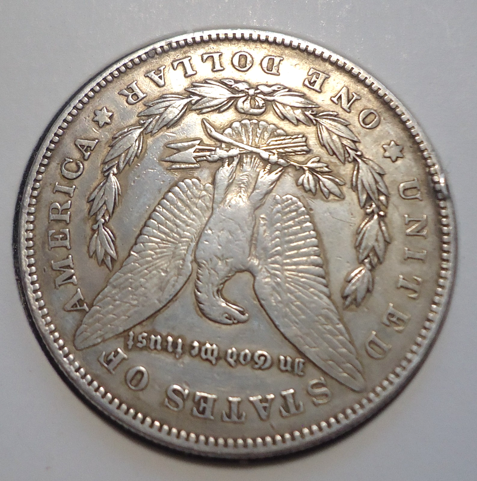 Extremely Fine XF 1878 7 tail feather Morgan silver dollar FREE ...