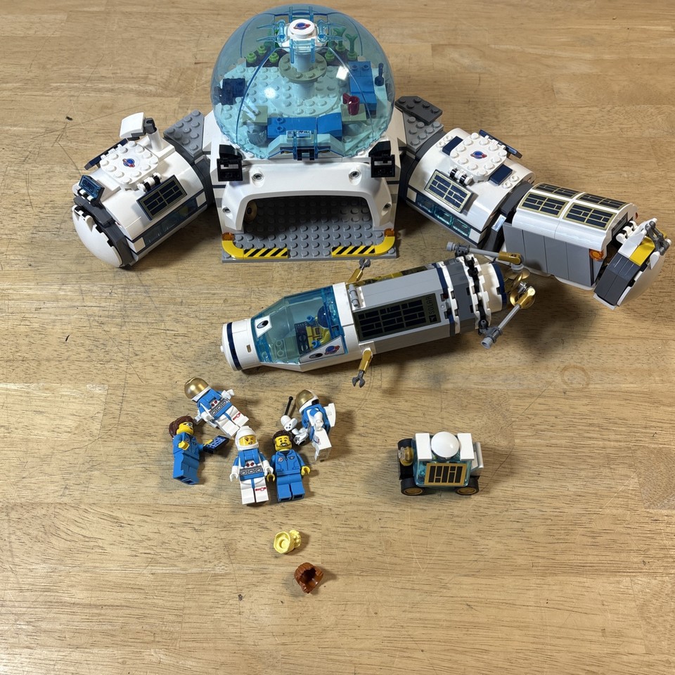 LEGO City 60350 Space Lunar Research Base 98% Complete w/Manuals Adult ...