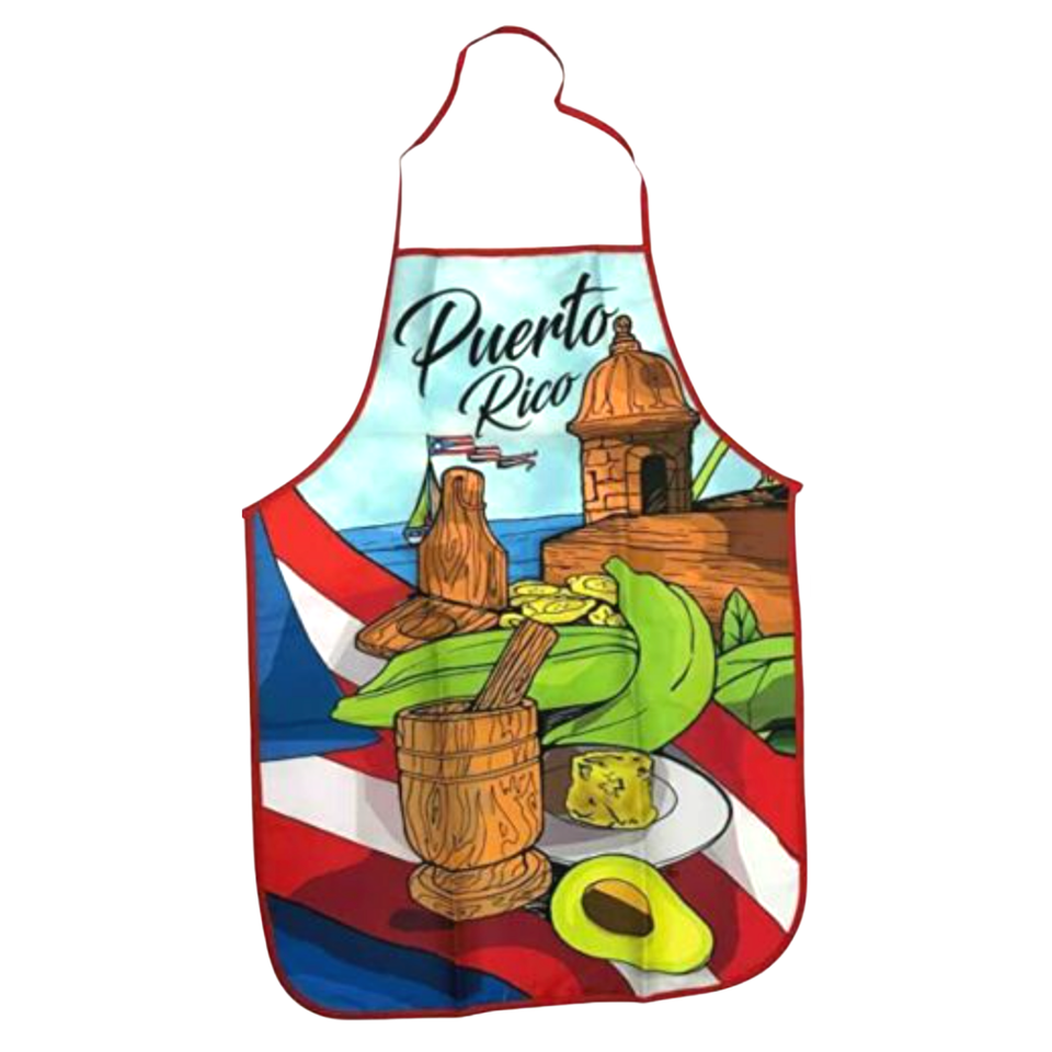 Puerto Rico Kitchen Set of 3 Apron, Oven Mitt, Pot Holder | eBay