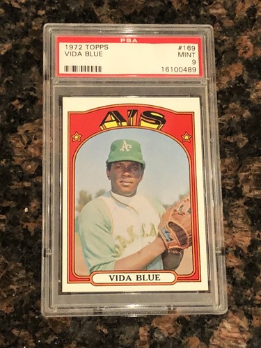 1972 Topps Vida Blue #169 Baseball Card PSA 9 | eBay