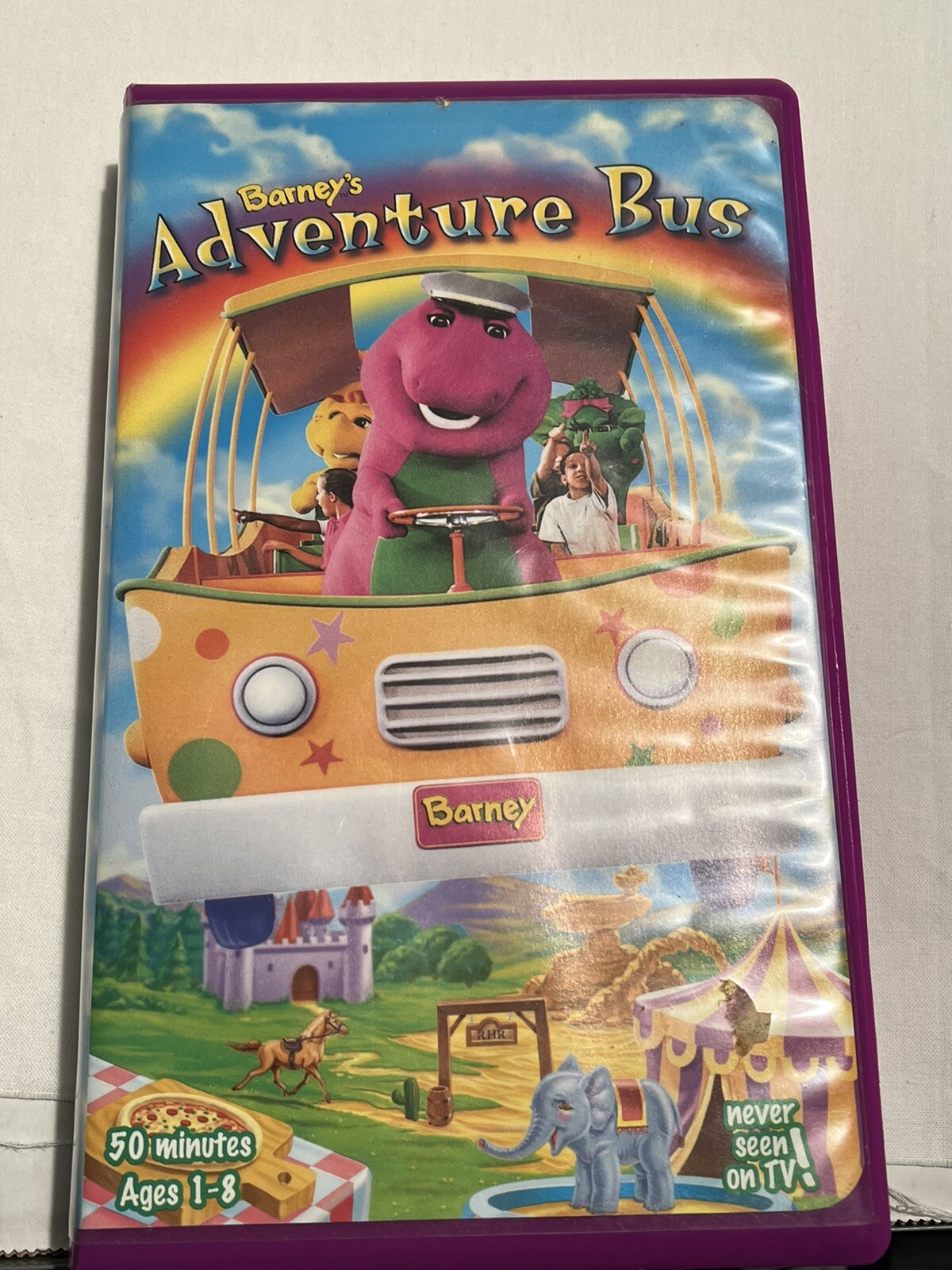 Vintage Barney - Barneys Adventure Bus (VHS, | Grelly USA