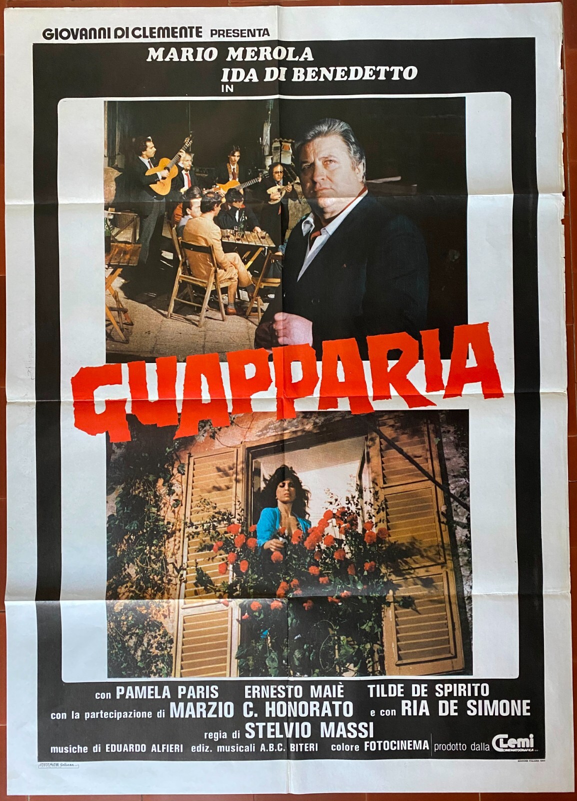 Italian Poster GUAPPARIA Stelvio Massi MARIO MEROLA Ida Di Benedett ...