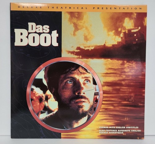 DAS BOOT LaserDisc LD 2 DISCS Deluxe Theatrical Verison GERMAN LANG ...