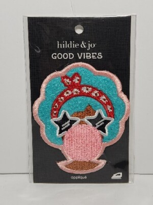 Good Vibes Only Patch Applique Hildie & Jo Star Eyes | eBay