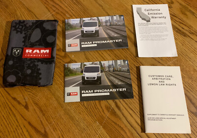 18 2018 Dodge Ram Promaster owners manuaLlGuide OEM With RAM COMMERCIAL ...