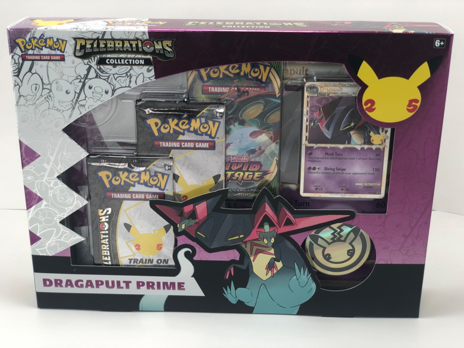 Pokémon TCG Celebrations Collection: Dragapult Prime Box (POK80938) for ...