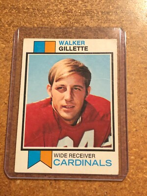 1973 Topps Football # 17 Walker Gillette | eBay