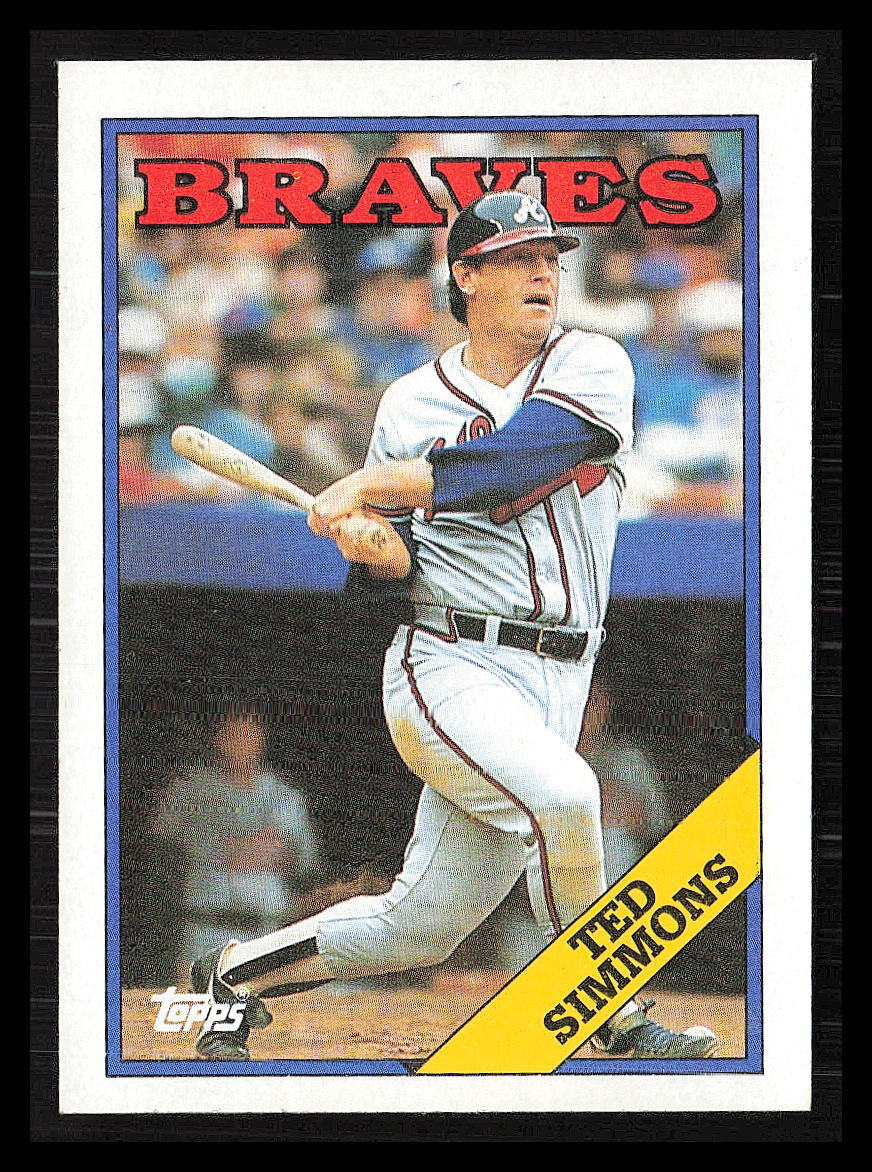 Ted Simmons 1988 Topps #791 Atlanta Braves | eBay
