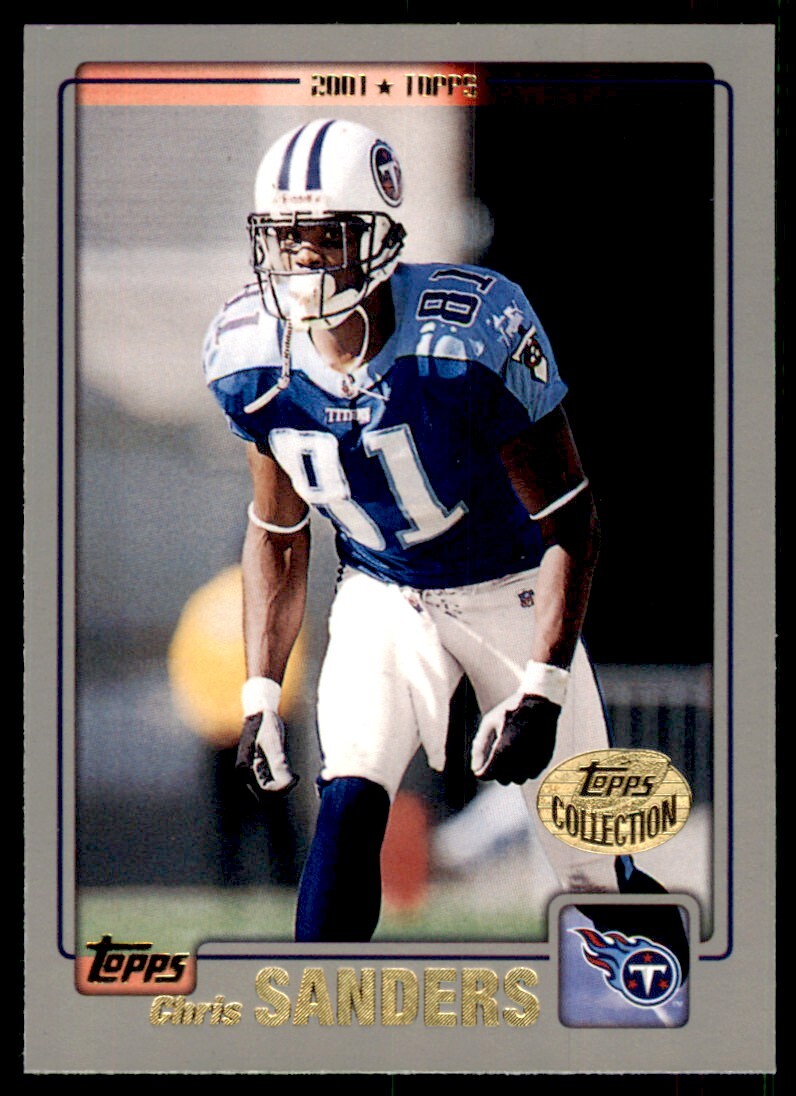 2001 TOPPS CHRIS SANDERS TENNESSEE TITANS #90 | eBay