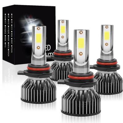 For Acura Legend 1990 1991-1995 LED Headlights High Low Beam Bulbs Kit ...