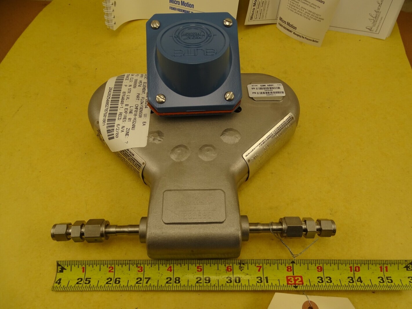 Micro Motion CMF010M324NU Mass Flow Sensor for sale online | eBay