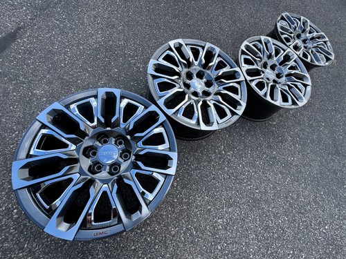 22" GMC SIERRA SILVERADO YUKON TAHOE 6X5.5 OEM FACTORY STOCK WHEELS ...