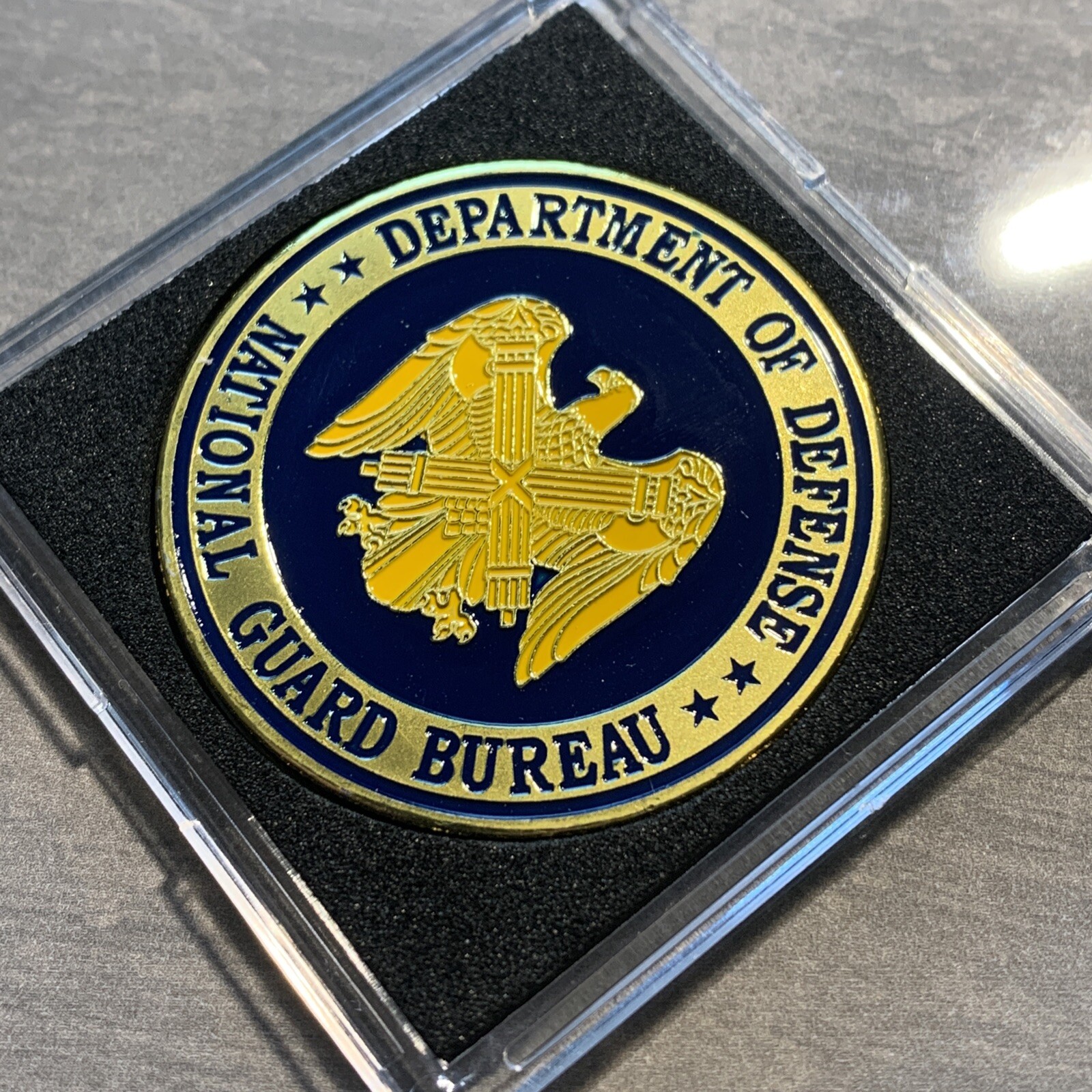 NATIONAL GUARD BUREAU Challenge Coin United States DOD with Case | eBay