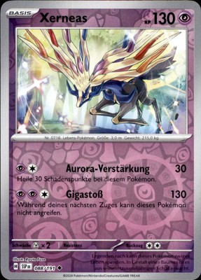 Pokemon 88/191 - Xerneas - Reverse Holo - SSP Stürmische Funken | eBay.de