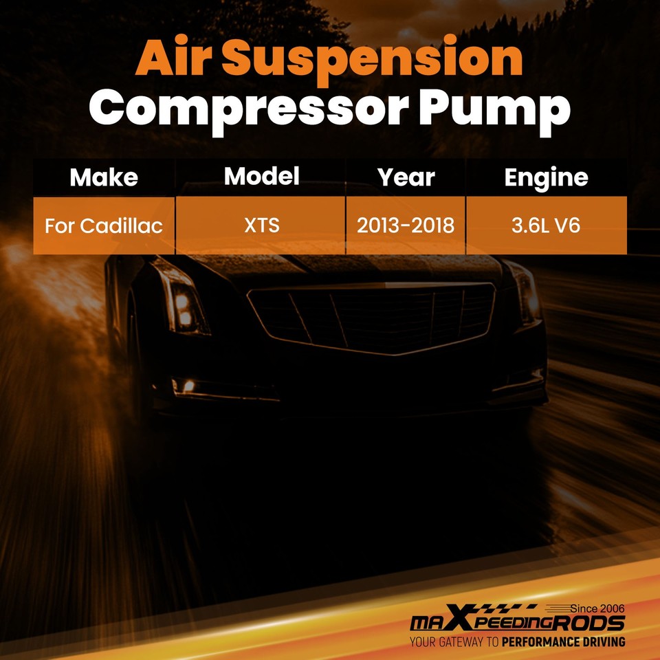 Air Suspension Compressor For Cadillac XTS 3.6L V6 2013-2019 23446561 ...
