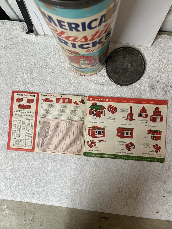 American Plastic Bricks By ELGO. Complete Set 735 | eBay