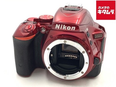 NIKON D5500 BODY RED -EXC- `2580 | eBay