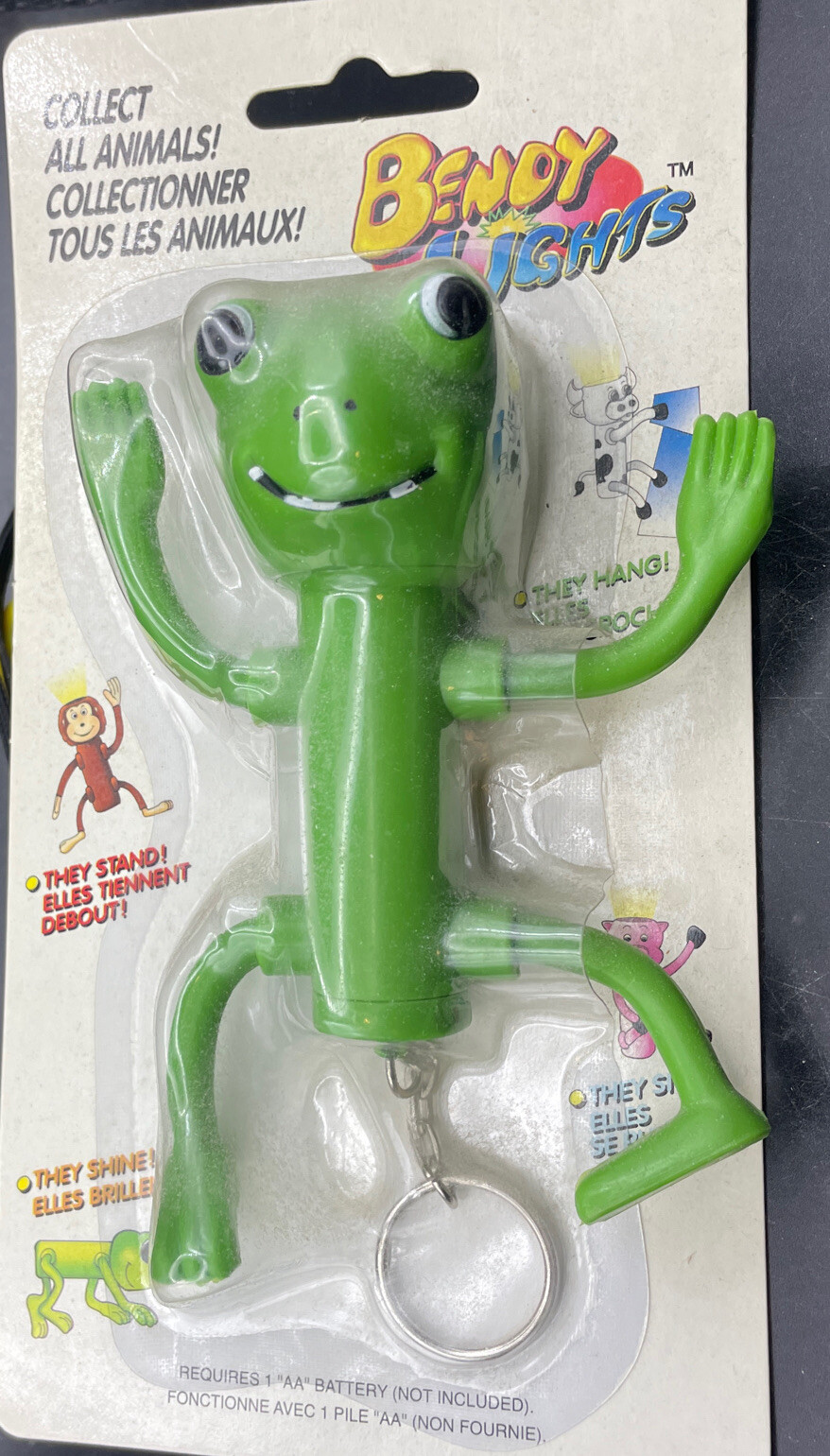NEW BENDY LIGHTS bendable/posable KEYCHAIN/FLASHLIGHT, FROG | eBay