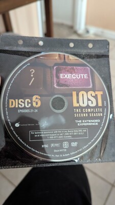 Lost: Season 2 Disc 6 DVD (Replacement Disc+Sleeve ONLY) | eBay