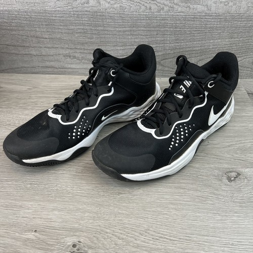 Nike Men's Fly By Mid 3 DD9311-003 Black/White Basketball Shoes ...