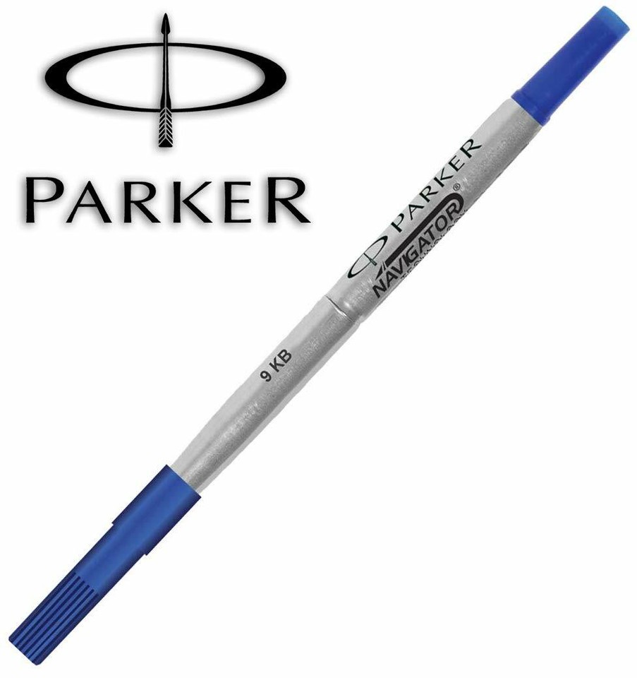 10 ricariche per penna roller Parker Vector Frontier, inchiostro blu ...