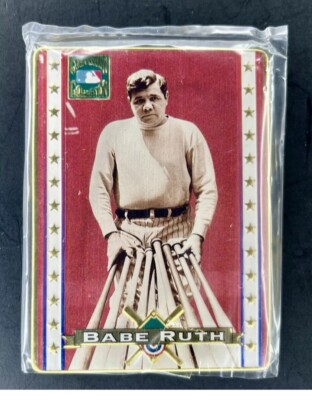 Babe Ruth 1994 Metallic Impressions Cooperstown Collection Metal Card ...