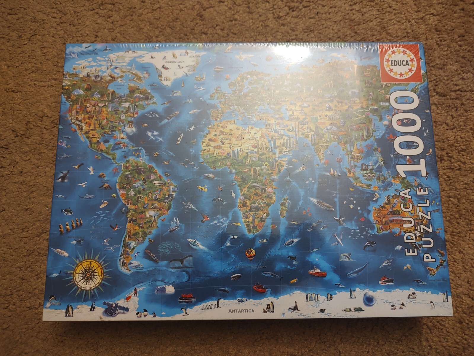 Educa 1000 Piece Puzzle World Map BRAND NEW SEALED | eBay