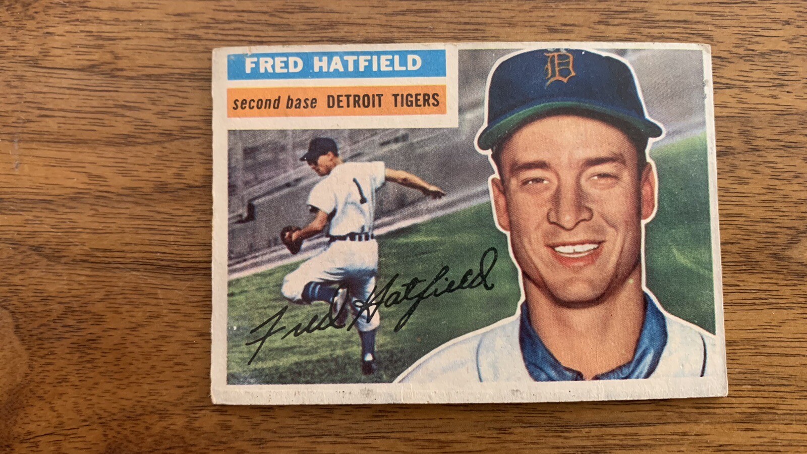 1956 Topps Set-Break #318 Fred Hatfield Tigers | eBay