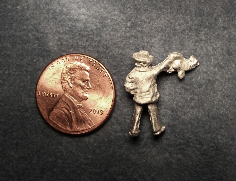 Gandy Dancers HO Scale Unpainted Metal "Hobo with Stick with a Bag ...