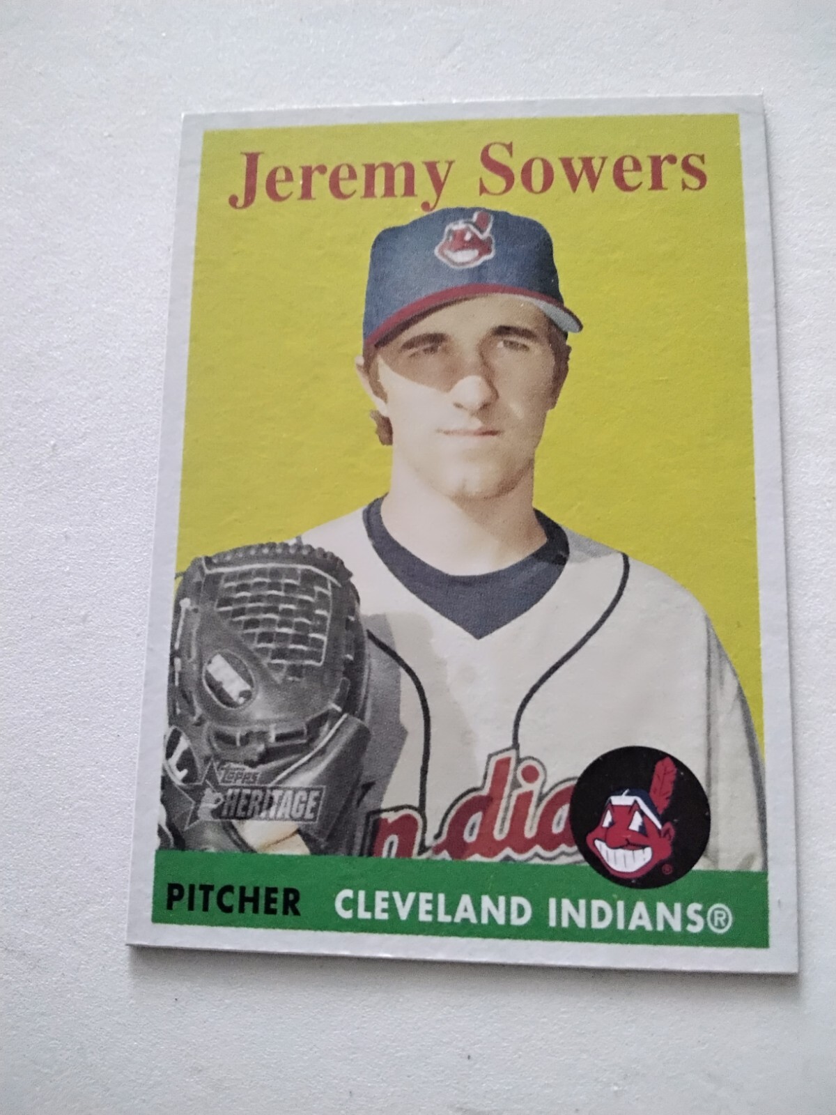 2007 Topps Heritage Jeremy Sowers #394 Cleveland Indians | eBay