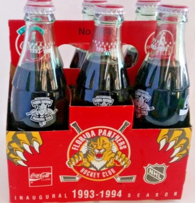 Coca Cola Classic Florida Panthers (Hockey) Inaugural Season 1993-1994 ...