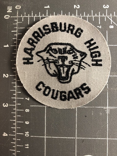 Vintage Harrisburg High Cougars Patch School HHS H.H.S. Pennsylvania PA ...