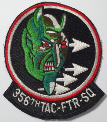 356th Tactical Fighter Squadron Patch Badge. Green Demons. USAF US Air ...