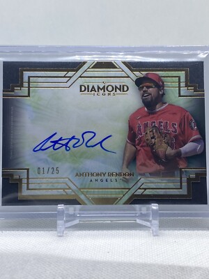 2021 Topps Diamond Icons ANTHONY RENDON Auto /25 SP Angels DIA-ARE ...