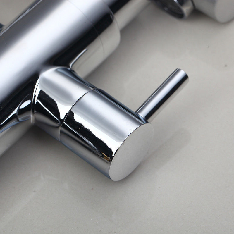 Kitchen Vessel Sink Chrome Mixer Folding Swivel Deck Mounted Taps Brass ...