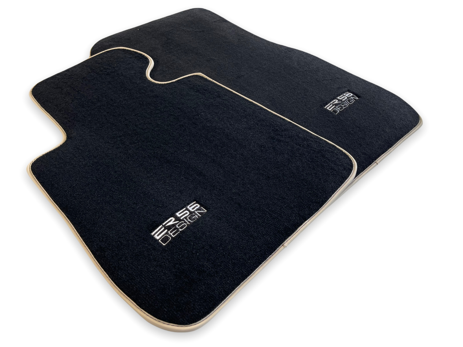 Floor Mats For BMW 6 Series F06 GC Black Beige Rounds ER56 Design ...