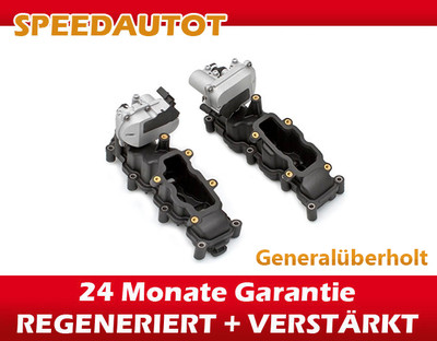 2x SAUGROHRKLAPPE STELLMOTOREN 2,7 / 3,0 TDI V6 für AUDI A4 A6 A5 Q5 ...