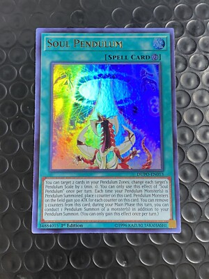 YuGiOh! - Soul Pendulum DUPO-EN013 Ultra Rare 1st Edition Near Mint ...