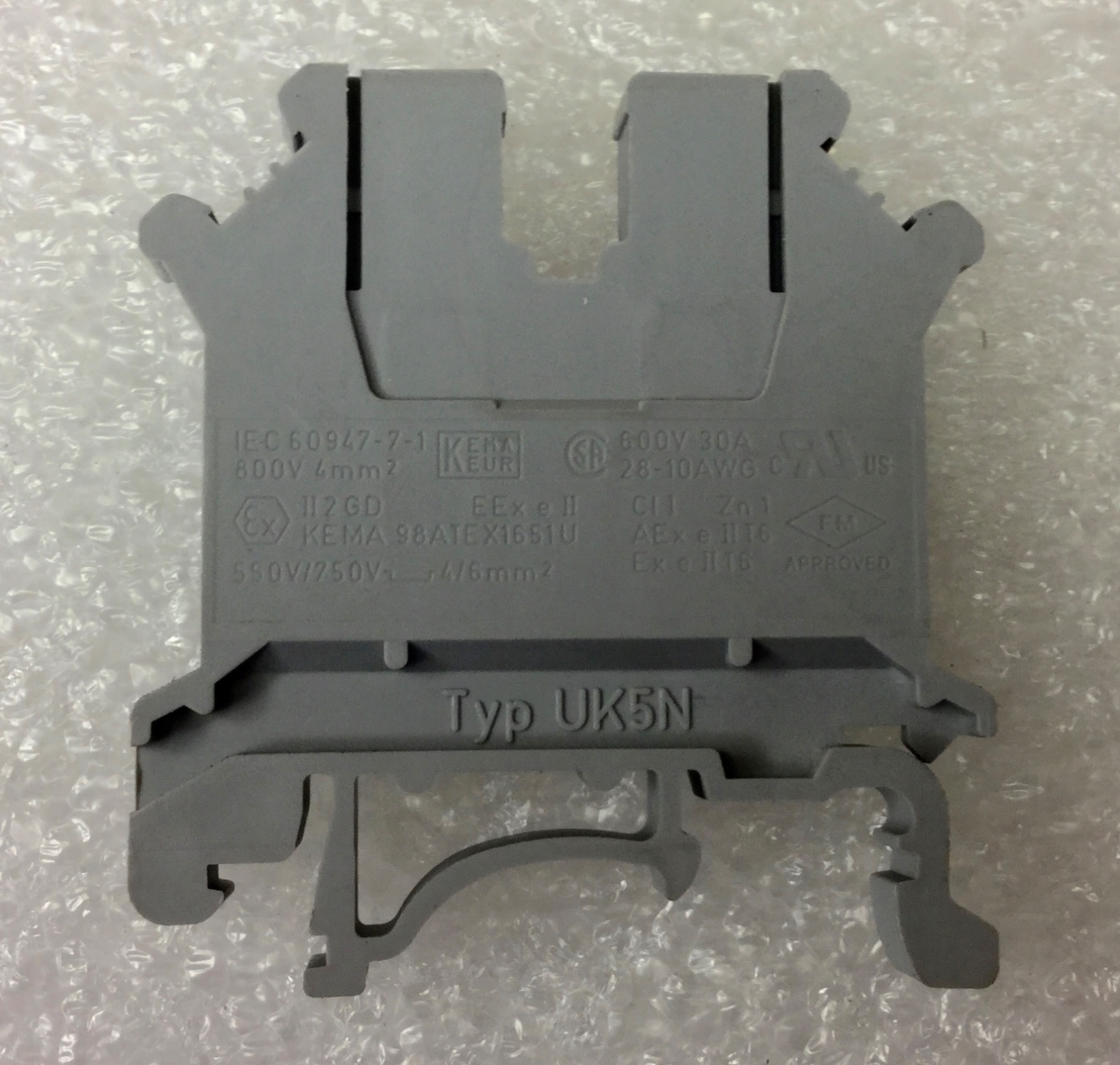 PHOENIX CONTACT UK5N TERMINAL BLOCK 30A 600V AC/DC [SET OF 71] NEW NO ...