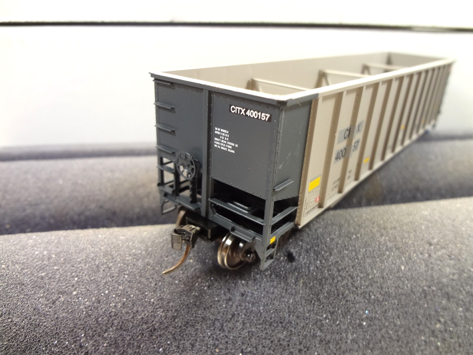 HO SCALE CITX BETHGON COAL HOPPER CAR #400157 Knuckle Couplers Steel ...