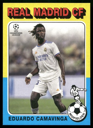 Eduardo Camavinga - 2021-22 Topps Flagship UCC - 1975 Retro Design ...