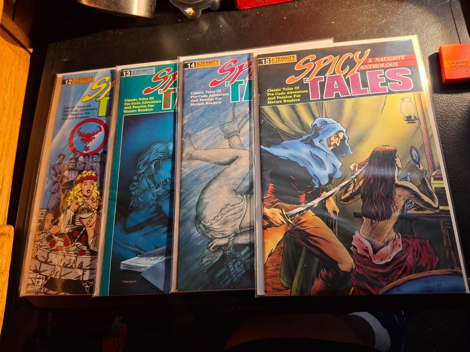 Spicy Tales #1-7 ,10,12-19, (Special 2 X2) Eternity Comics Adult Pre ...