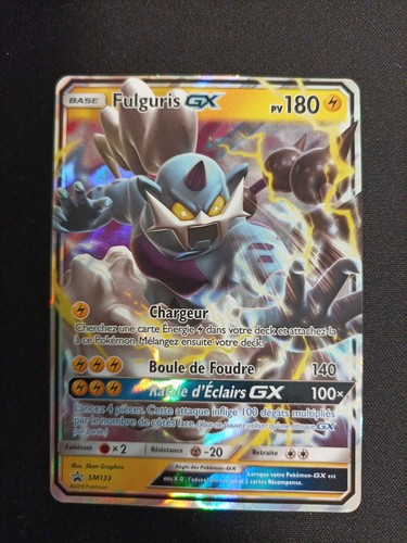 Carte Pokémon Fulguris GX Sm133 Promo Soleil Et Lune | eBay