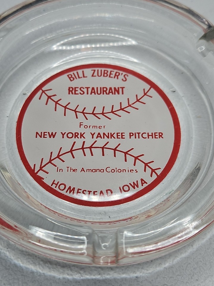 Bill Zuber's Restaurant " New York Yankees Pitcher " Ash Tray | eBay