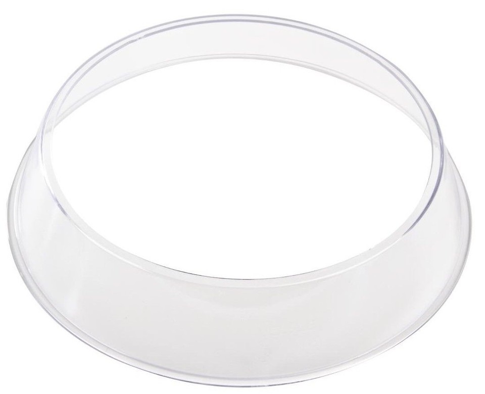 Plate Stacking Ring Clear ABS Plastic Microwave Use 215mm 8.5" | eBay UK
